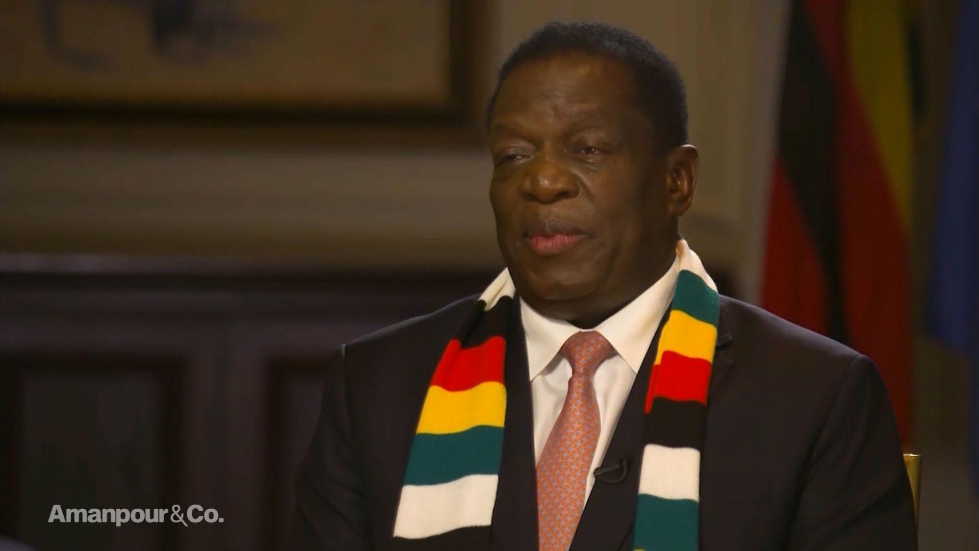 Emmerson Mnangagwa on the Future of Zimbabwe | Video | Amanpour ...