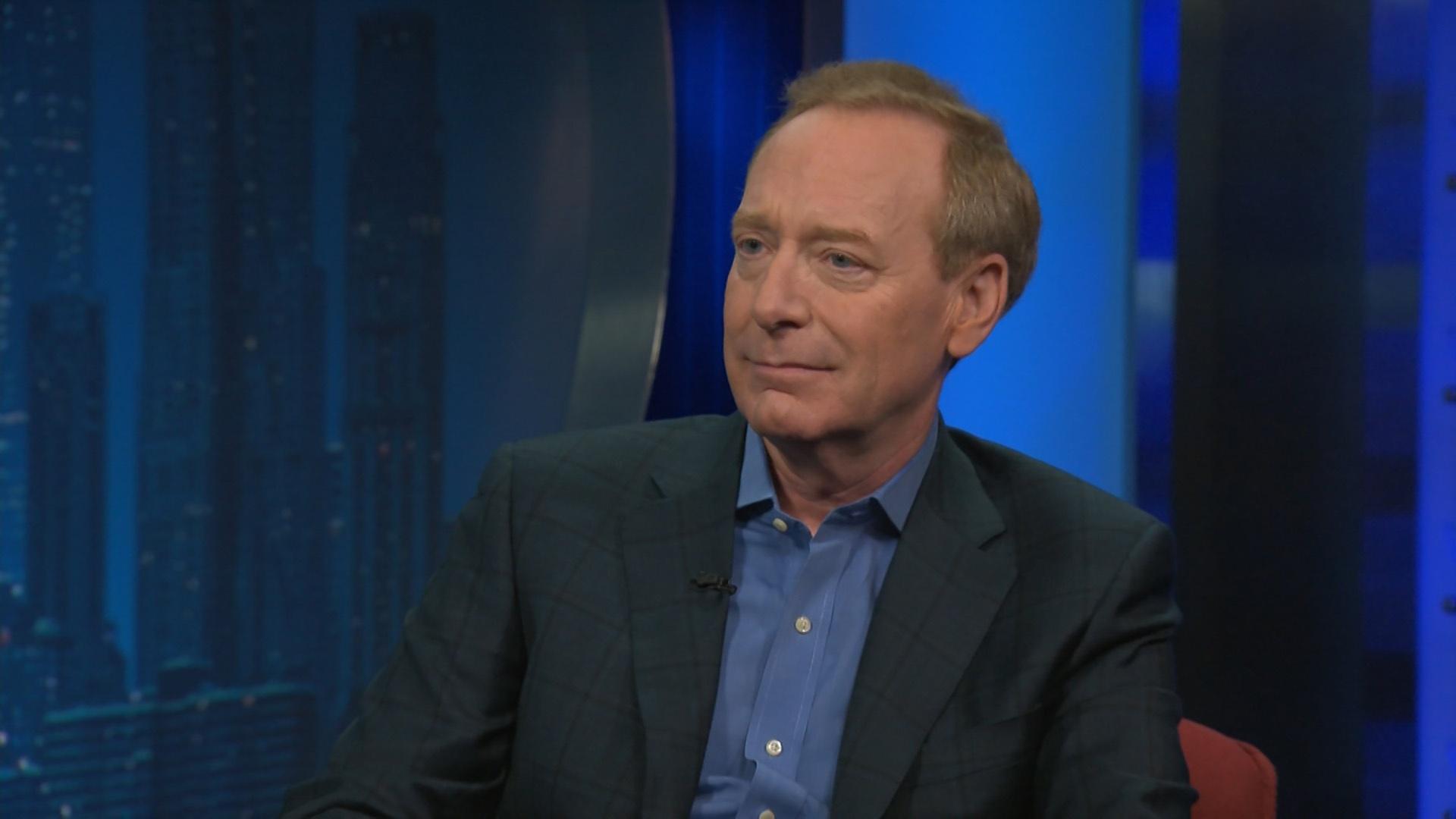 Brad Smith Pulls Back the Curtain on Microsoft | Video | Amanpour ...