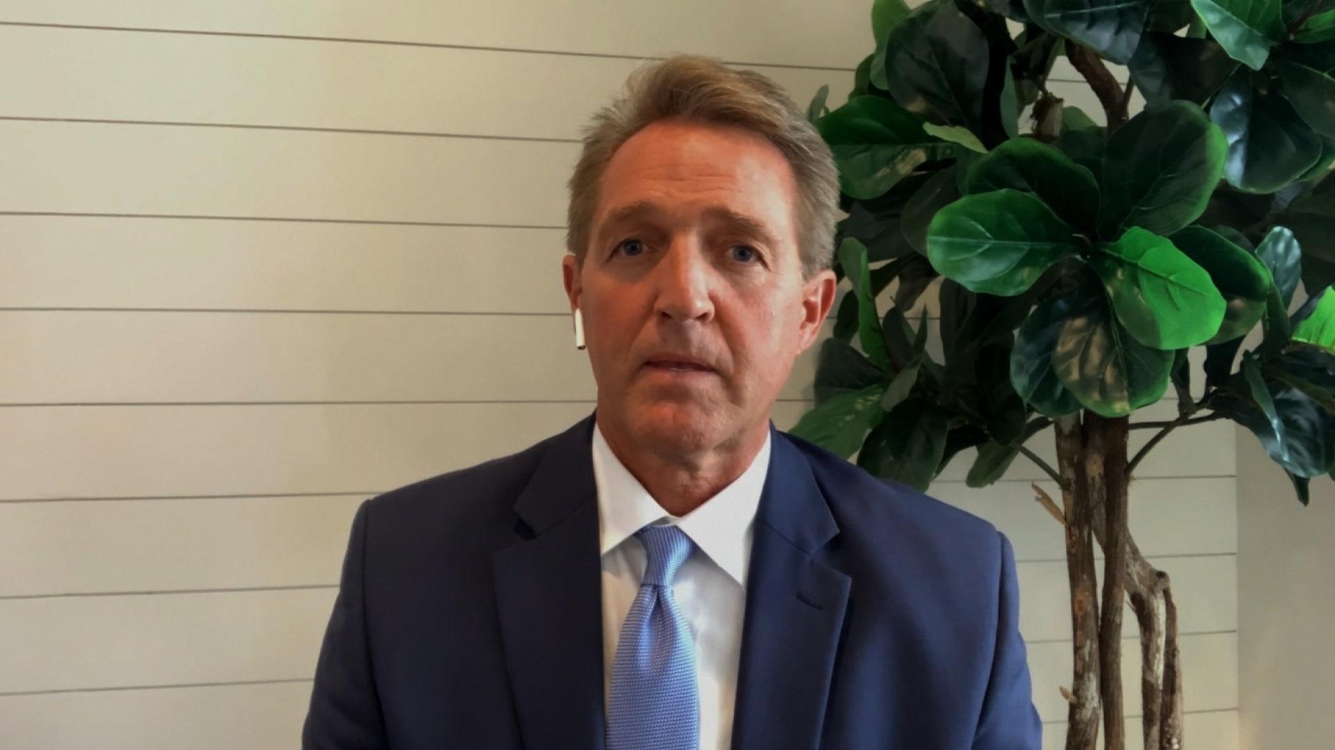Why Jeff Flake Will Vote for Biden | Video | Amanpour & Company | PBS