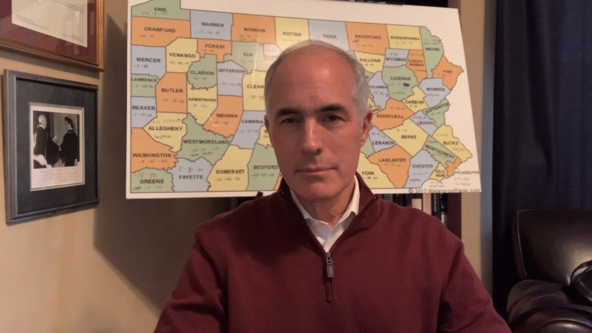 Sen. Bob Casey: Trump's Election Fraud Claims Benefit Putin | Video ...
