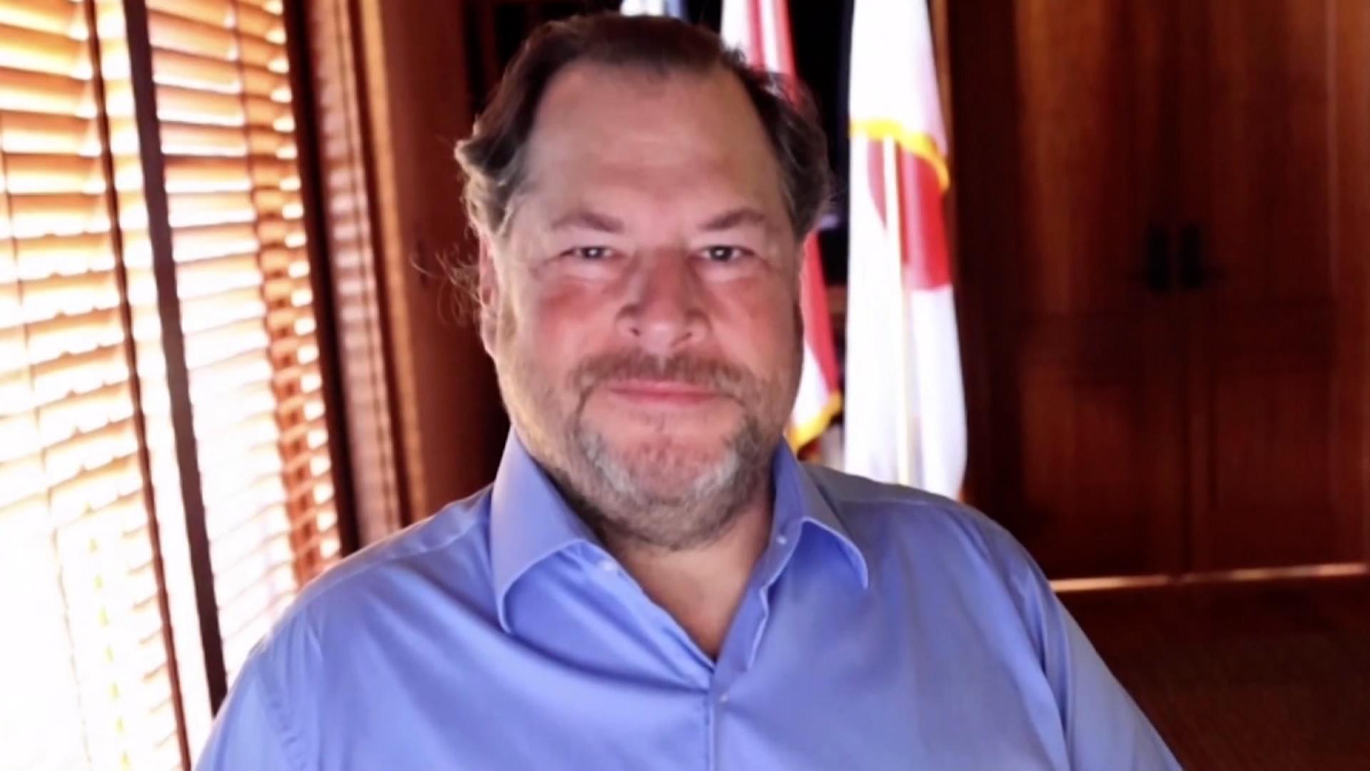 Salesforce CEO Talks Vaccines, Taxing the Rich and More | Video ...