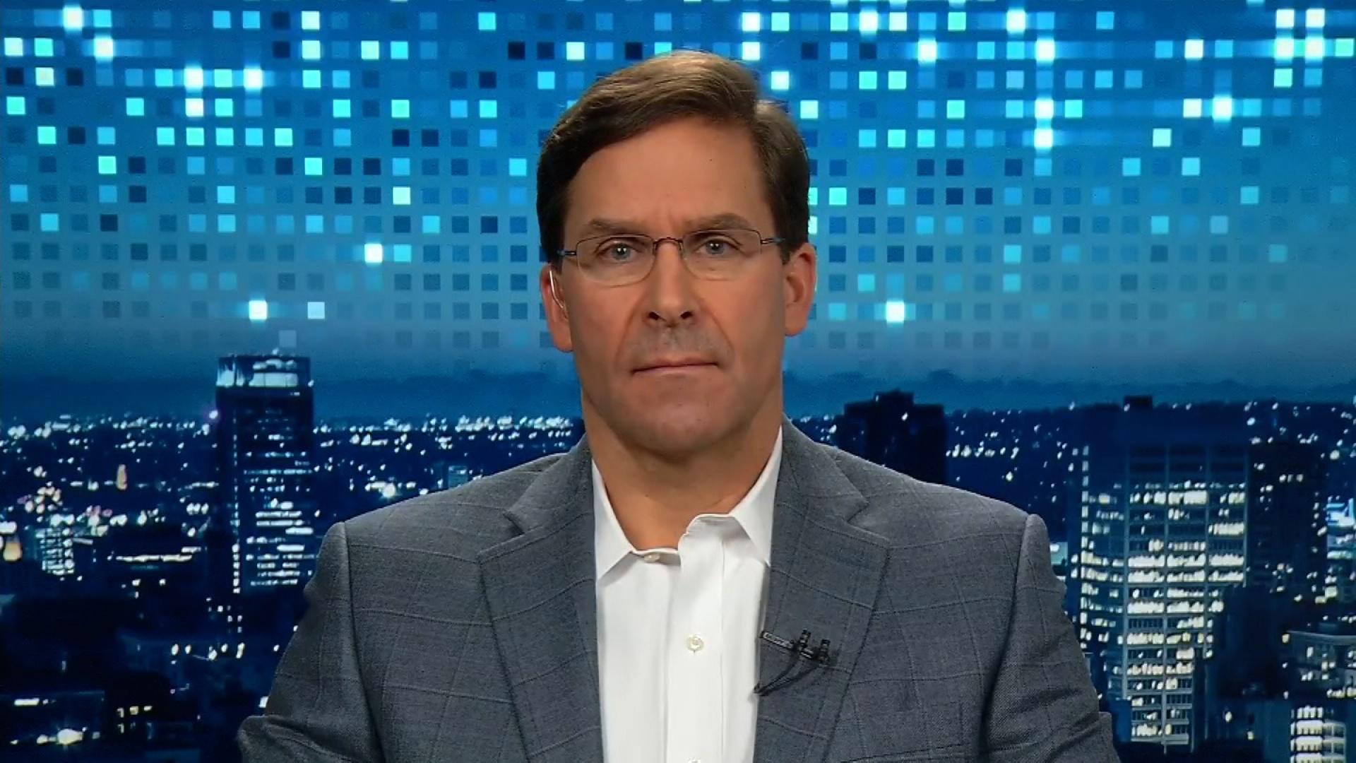 EXCLUSIVE: Mark Esper on Afghanistan | Video | Amanpour & Company | PBS