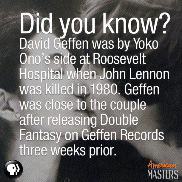 Inventing David Geffen: Infographics | American Masters | PBS