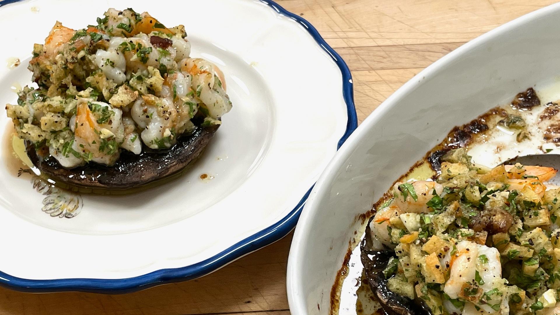 Jacques Pépin Makes Shrimp-Stuffed Portobello | American Masters | PBS