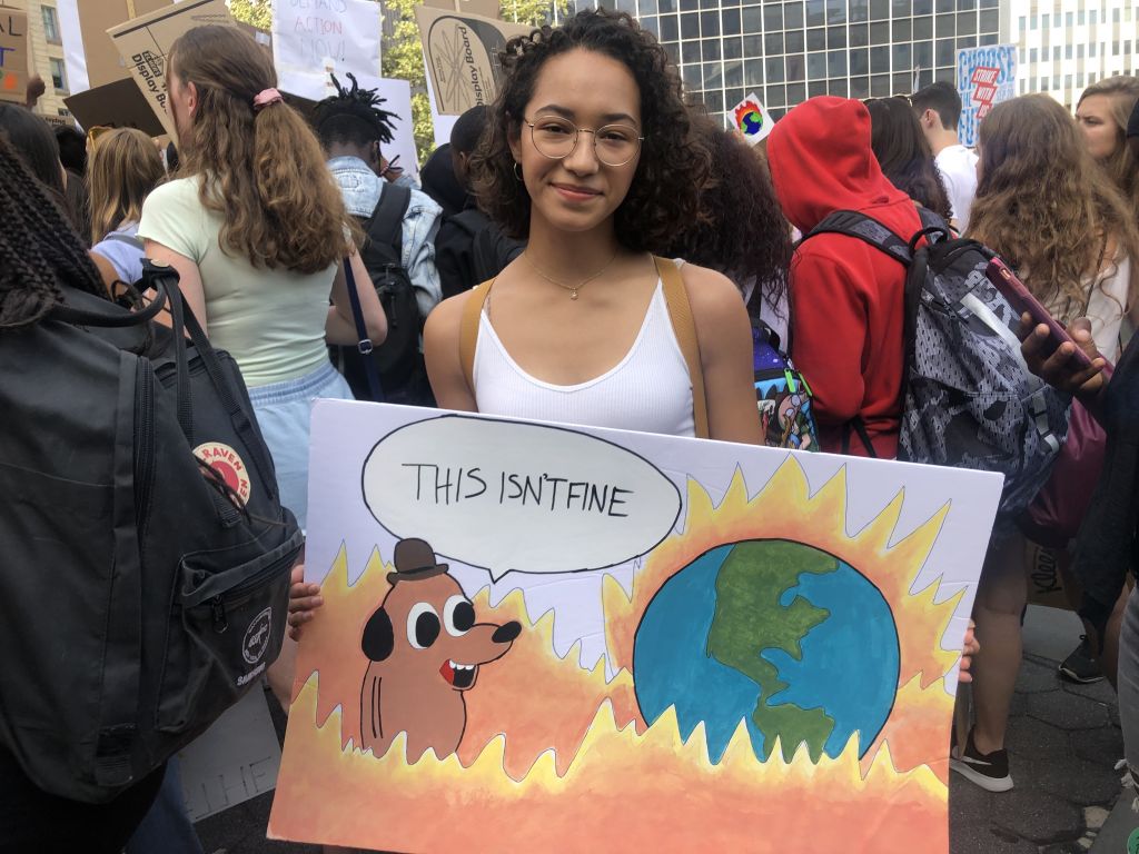 Images from New York City's Global Climate Strike | Peril & Promise | PBS