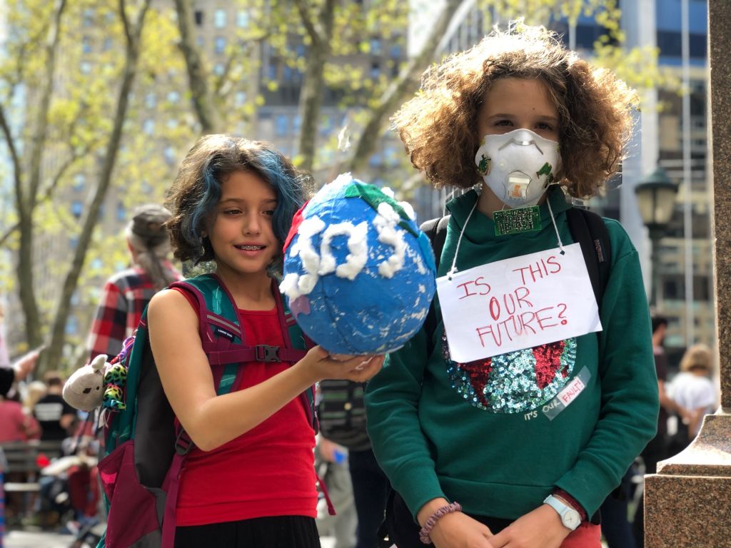 Images from New York City's Global Climate Strike | Peril & Promise | PBS