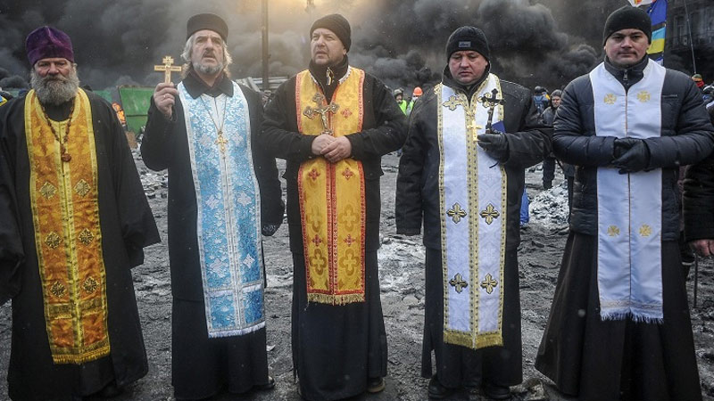 Ukraine’s Orthodox Priests Take Active Role in Protests | February 21 ...